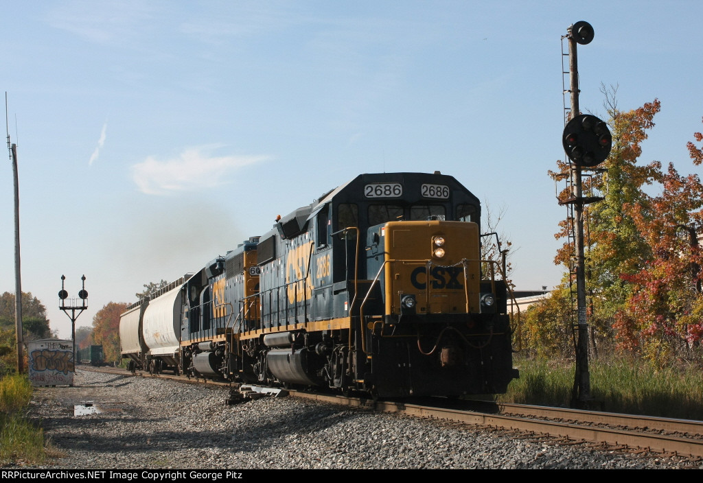 CSX 2686 at Rossville interlocking